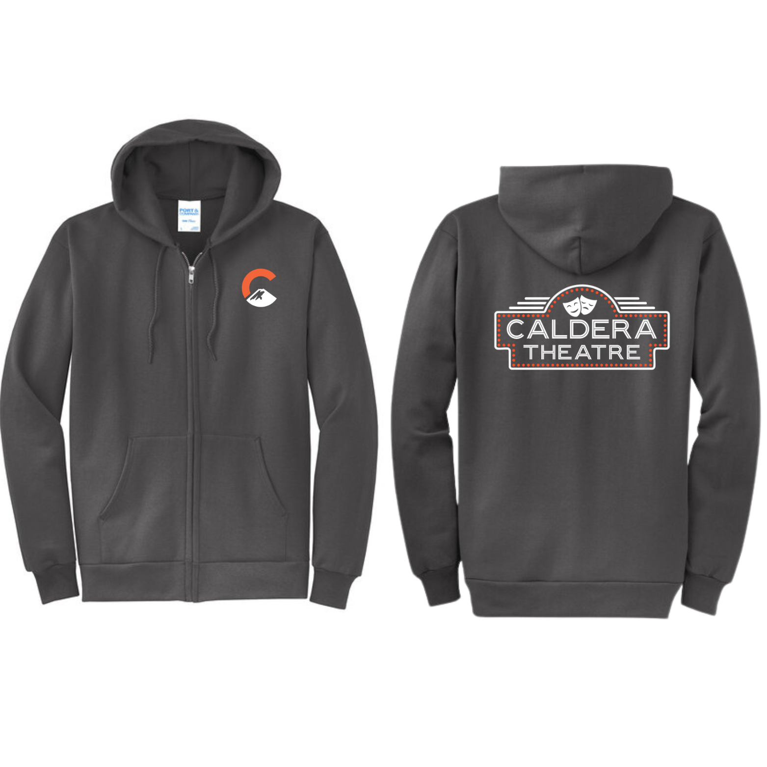 CALDERA THEATRE ZIP-UP – Nothing But Smiles Ink, LLC